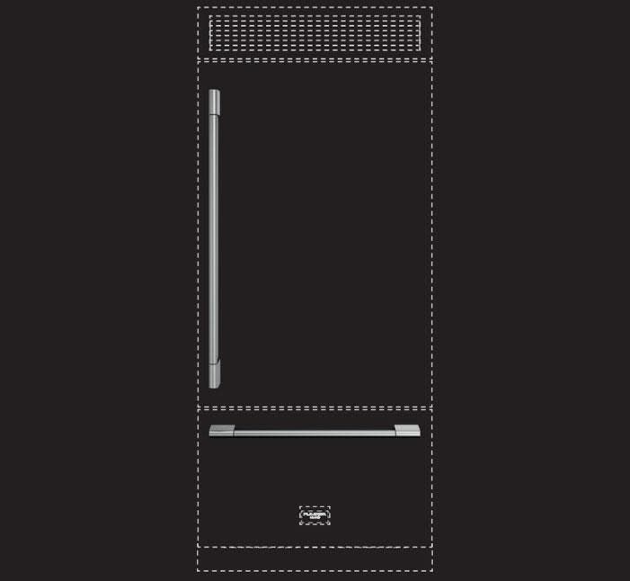 Fulgor Milano REFHANDPRO36 Fulgor Milano REFHANDPRO36 Pro Handle Kit ...