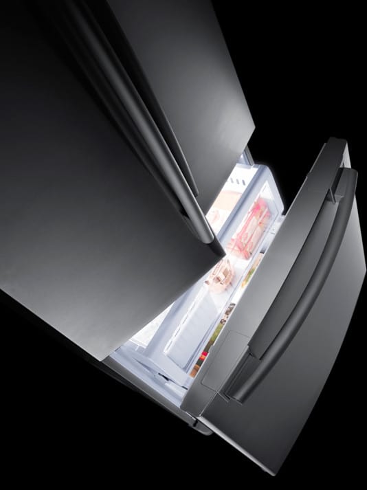 Samsung RF197ABBP 18 cu. ft. French Door Refrigerator with Twin Cooling ...