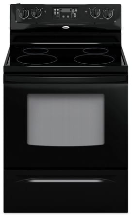 Whirlpool RF262LXSB 30 Inch Freestanding Electric Range with Storage ...