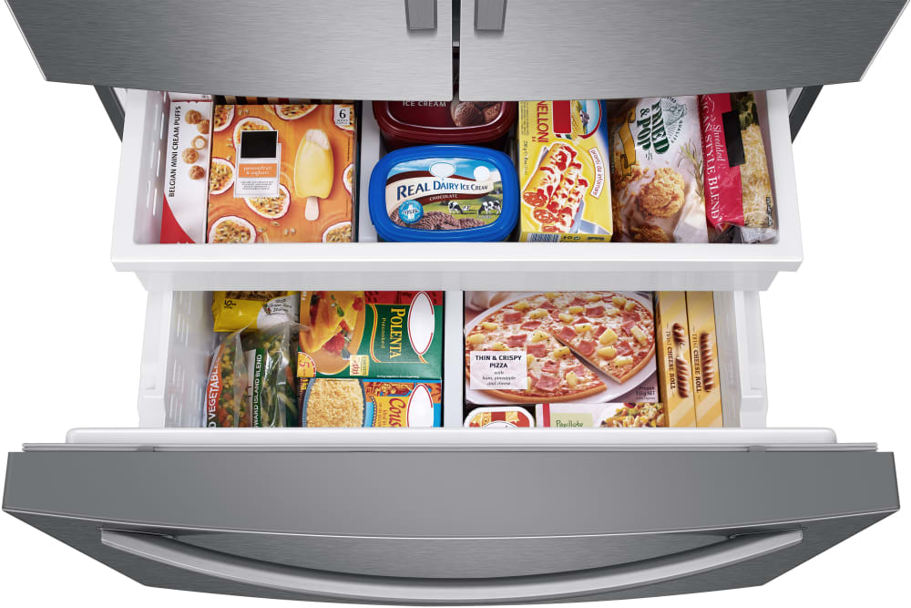 Samsung RF27T5201SR 36 Inch French Door Refrigerator with 27 Cu. Ft ...