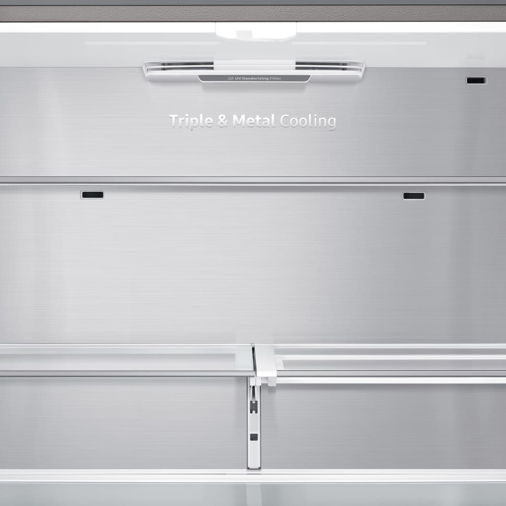 Samsung RF29CB9900QK 36 Inch Smart 4-Door French Door Refrigerator with ...