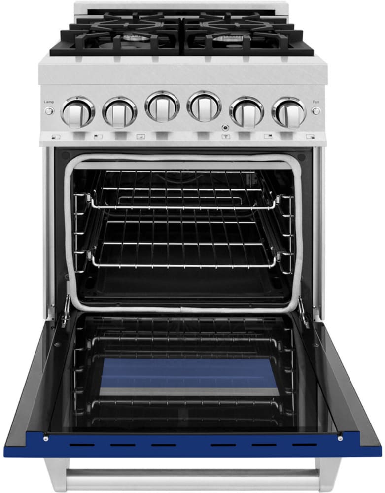ZLINE RGSBG24 24 Inch Freestanding Gas Range with 4 Italian Sealed ...
