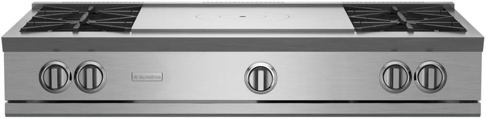 BlueStar RGTNB484FTBV2L 48 Inch Gas Rangetop with 4 Open Burners, Full ...