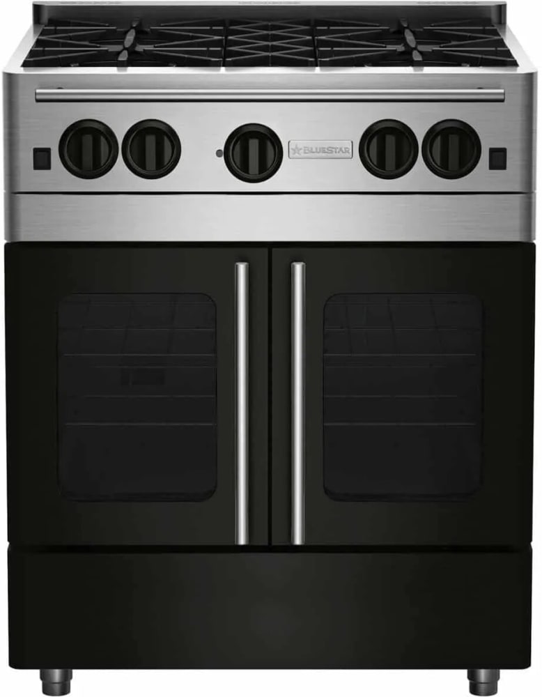 BlueStar RNB304BPMV2LCCPLT 30 Inch Freestanding Gas Range with 4 Open ...