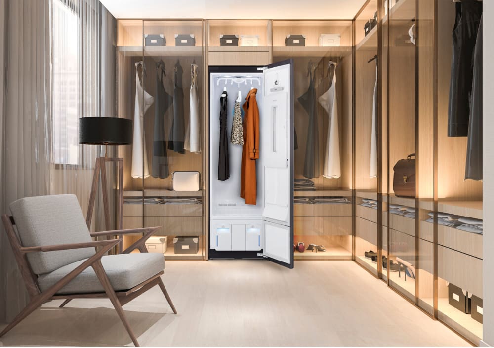 LG S5WBC 24 Inch Smart Steam Closet with 14.3 lbs. Capacity, TrueSteam ...