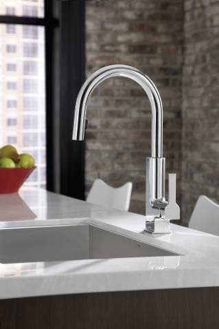 Moen S72308 Single Handle Pull Down Kitchen Faucet with 9 Inch Reach ...