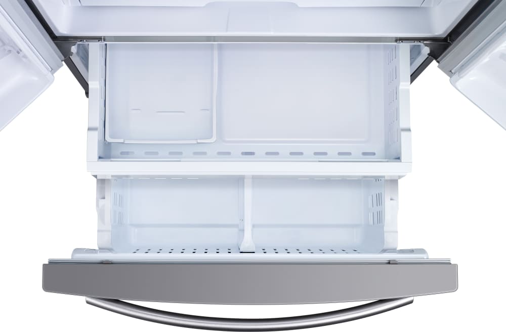 Samsung RF260BEAESR 36 Inch French Door Refrigerator with 25.5 cu. ft ...