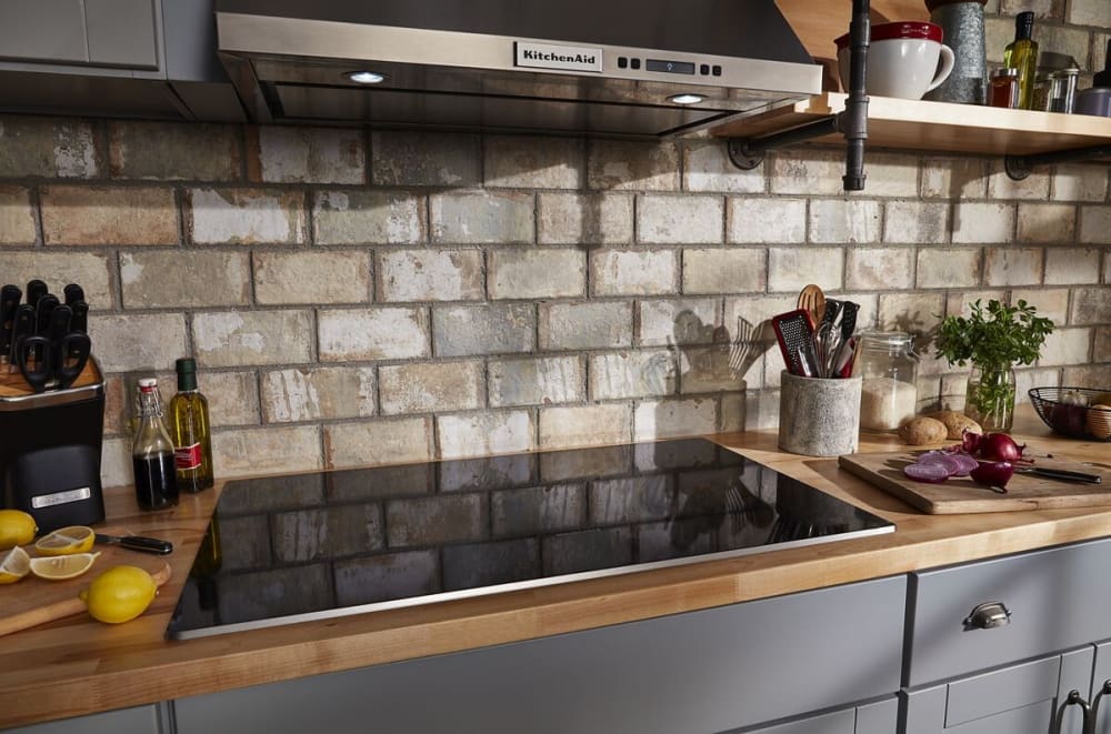 KitchenAid KCES956KSS 36 Inch Electric Cooktop with 5 Elements, Even ...