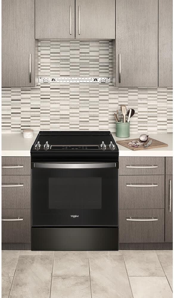 Whirlpool WEE515S0LV 30 Inch Slide-In Electric Range with 4 Elements, 4 ...