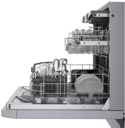 Bosch SGE78C55UC 24 Inch Smart Full Console Built-In Dishwasher with 15 ...