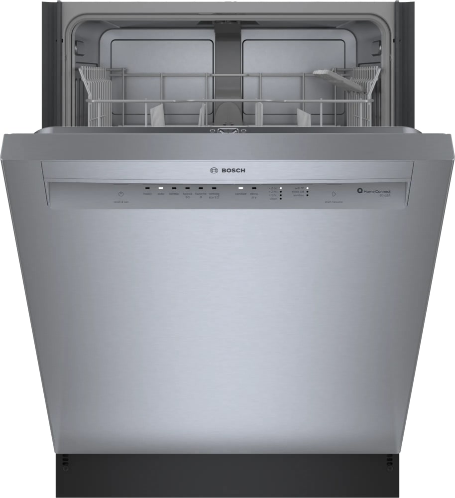Bosch SHE3AEE5N 24 Inch Full Console Built-In Smart Dishwasher with 14 ...