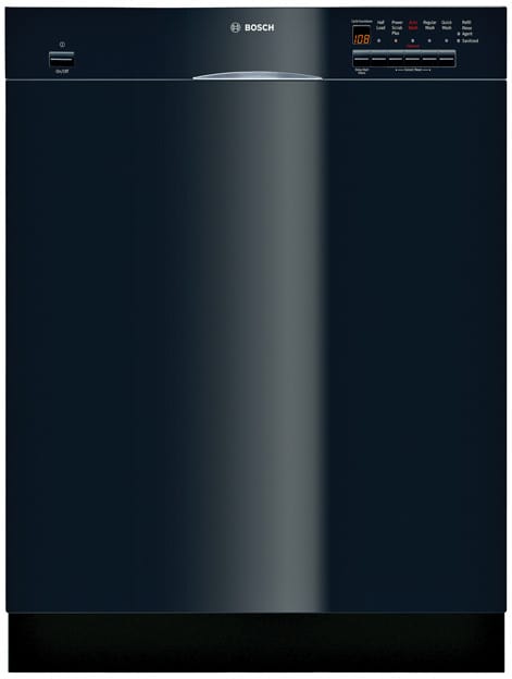 Bosch SHE45M06UC Full Console Dishwasher with 4 Wash Cycles, Platinum ...