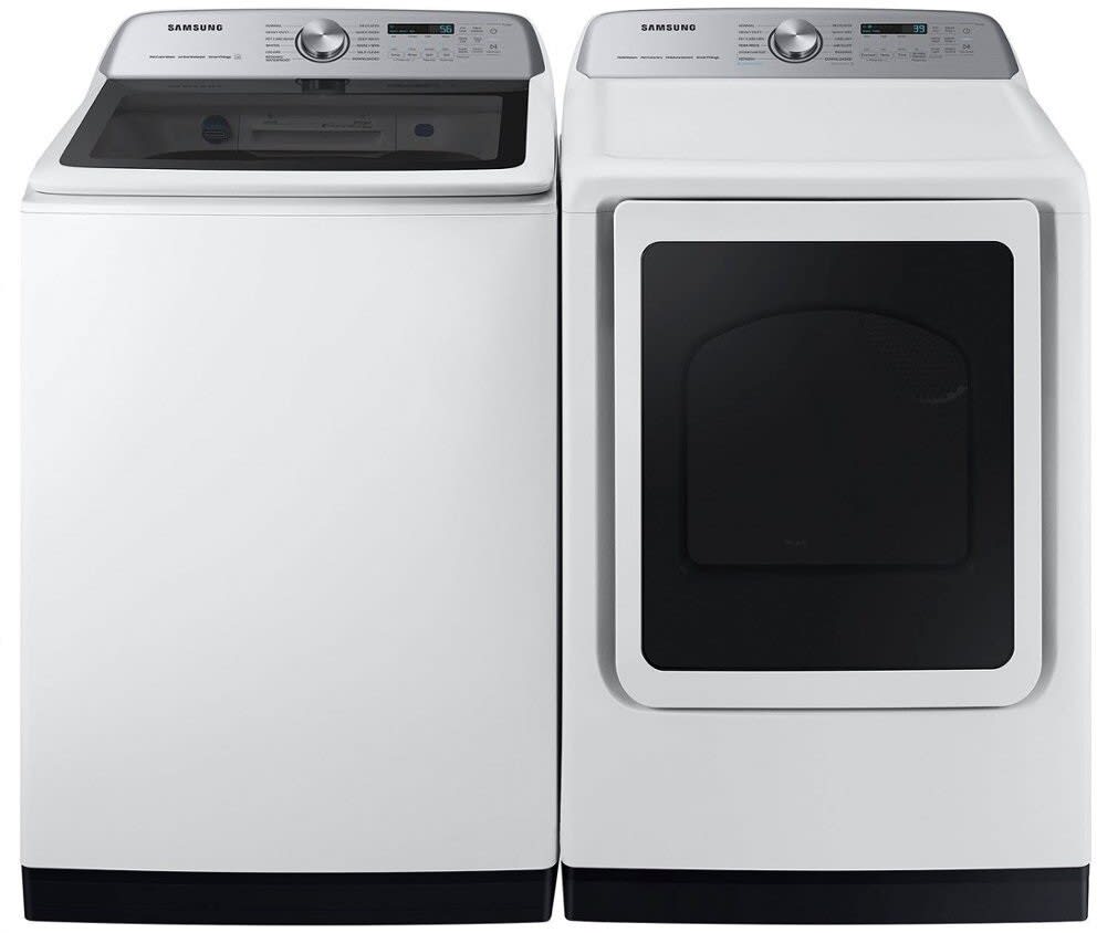 SAWADREAW3505 Side-by-Side Washer & Dryer Set with Top Load Washer and ...