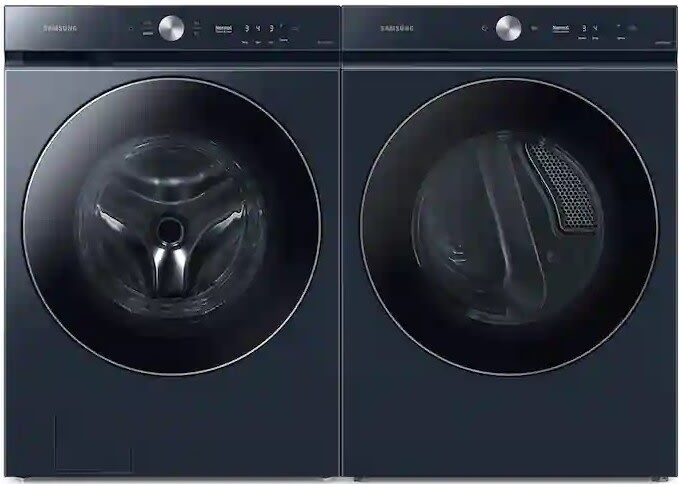Samsung SAWFDREAD8900 Side-by-Side Washer & Dryer Set with Front Load ...