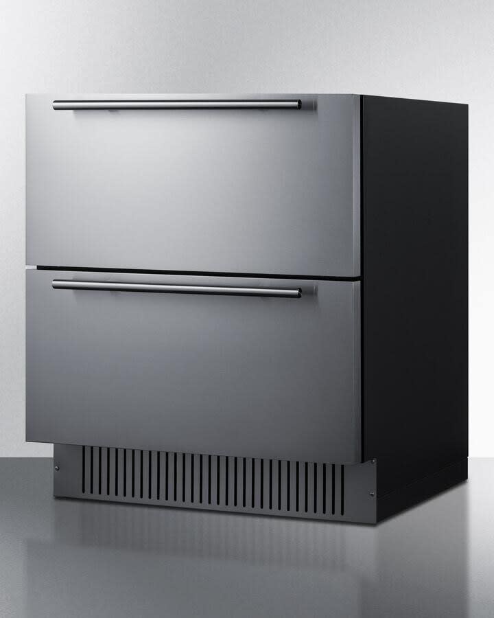 Summit SPR3032D 30 Inch Built-In Double Drawer All-Refrigerator with 5. ...
