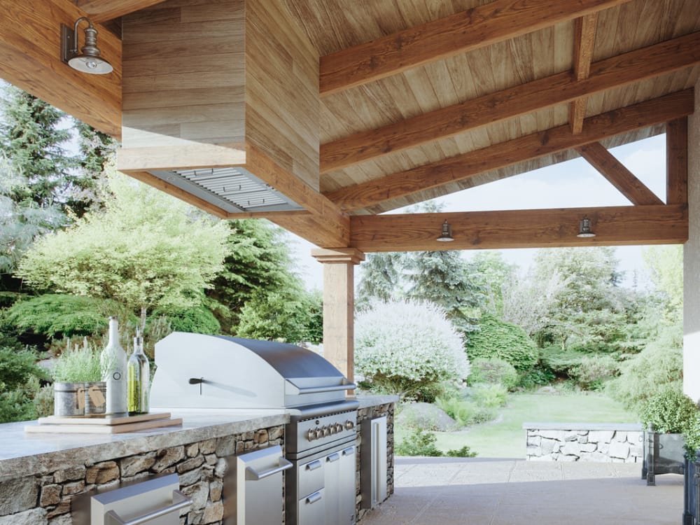 Zephyr AK9846AS 48 Inch Outdoor Insert with 1200 CFM Internal Blowers ...