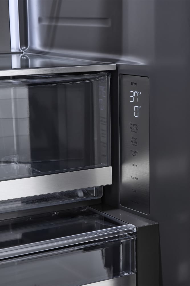 LG SRFB27S3 36 Inch Counter-Depth Freestanding French Door Smart ...