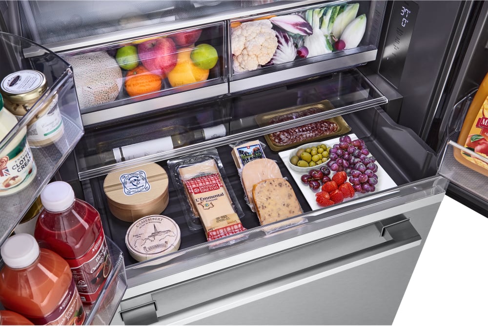 LG SRFB27S3 36 Inch Counter-Depth Freestanding French Door Smart ...