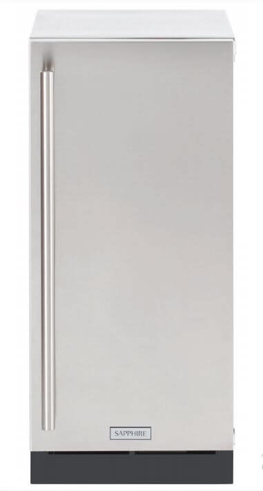 Sapphire SSIM15GDSSADA 15 Inch Undercounter Ice Maker with 25 lbs ...