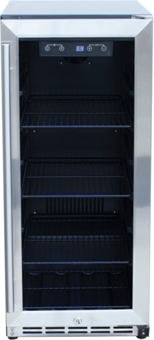 Summerset SSRFR15G 15 Inch Freestanding/Built-In All Refrigerator with ...