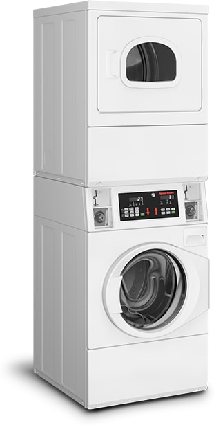 Speed Queen STGNCASP116TW01 27 Inch Commercial Laundry Center with 3.42 ...