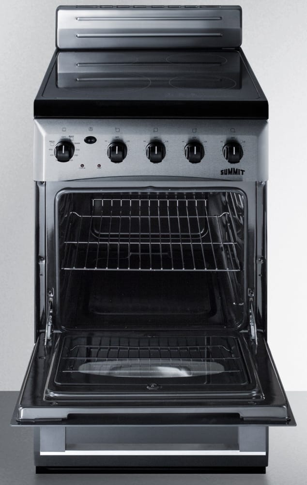 Summit REX208SS 20 Inch Electric Range with 2.19 cu. ft. Oven, 4 ...