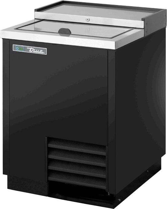 True Residential TD247HC 24 Inch Built-In Slide Lid Beverage ...