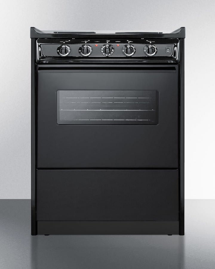 Summit TEM610CRW 24 Inch Freestanding Electric Range with 4 Coil ...