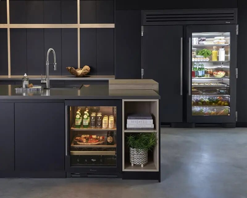 True Residential TR30REFRSSC 30 Inch Refrigerator Column with 19.7 cu ...