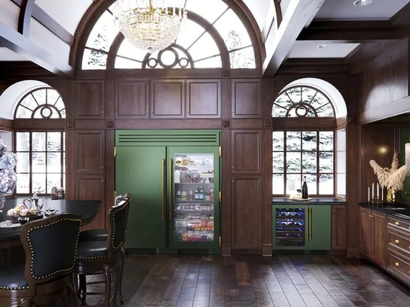 True Residential TR36REFRSSC 36 Inch Refrigerator Column with 24.8 cu ...