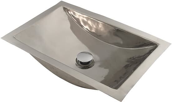 Nantucket Sinks TRSSM Stainless Steel Rectangle Bathroom Sink