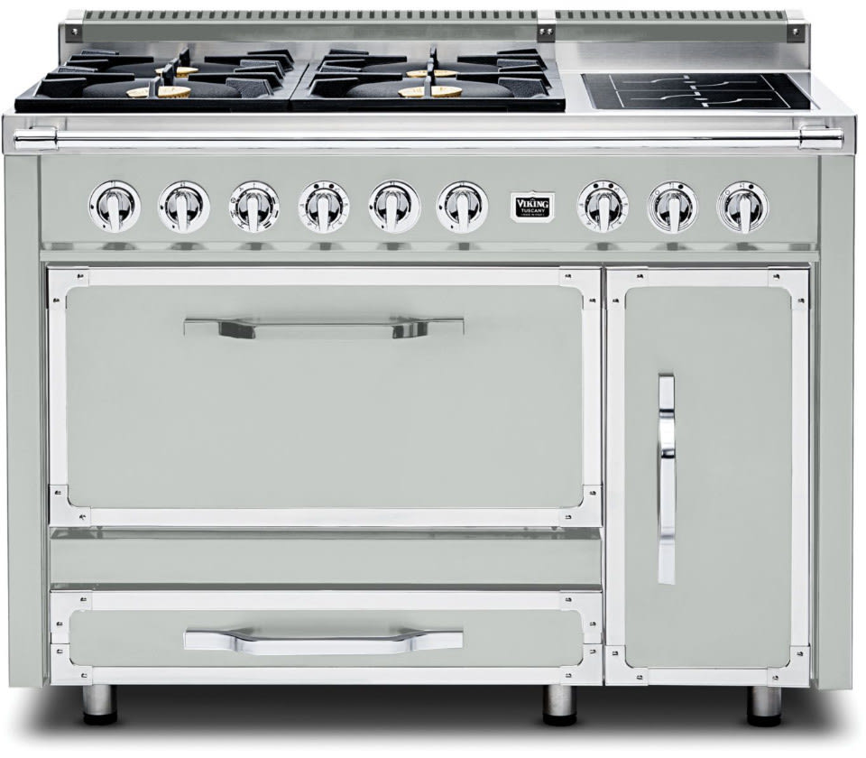 Viking TVDR4814IAG 48 Inch Freestanding Gas Range with 4 Sealed Burners ...