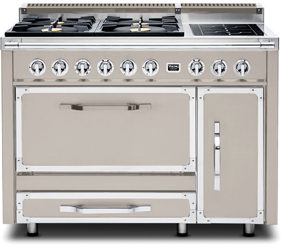 Viking TVDR4814IPG 48 Inch Freestanding Gas Range with 4 Sealed Burners ...