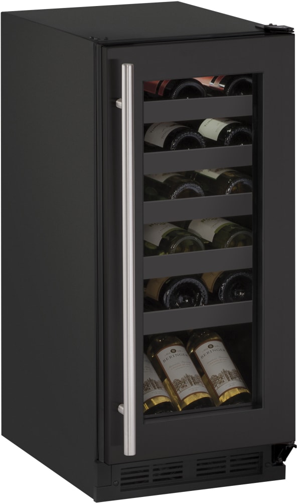 U-Line U1215WCB00B 15 Inch Undercounter Wine Storage with 24-Bottle ...