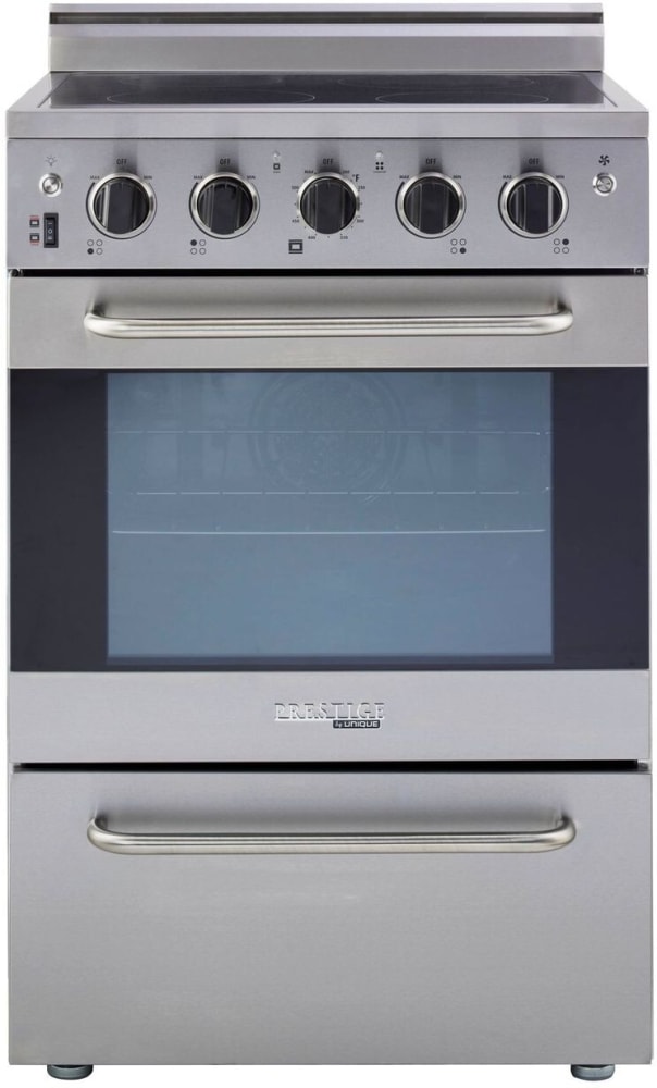 Unique Appliances UGP24VECSS 24 Inch Freestanding Electric Range with 4 ...