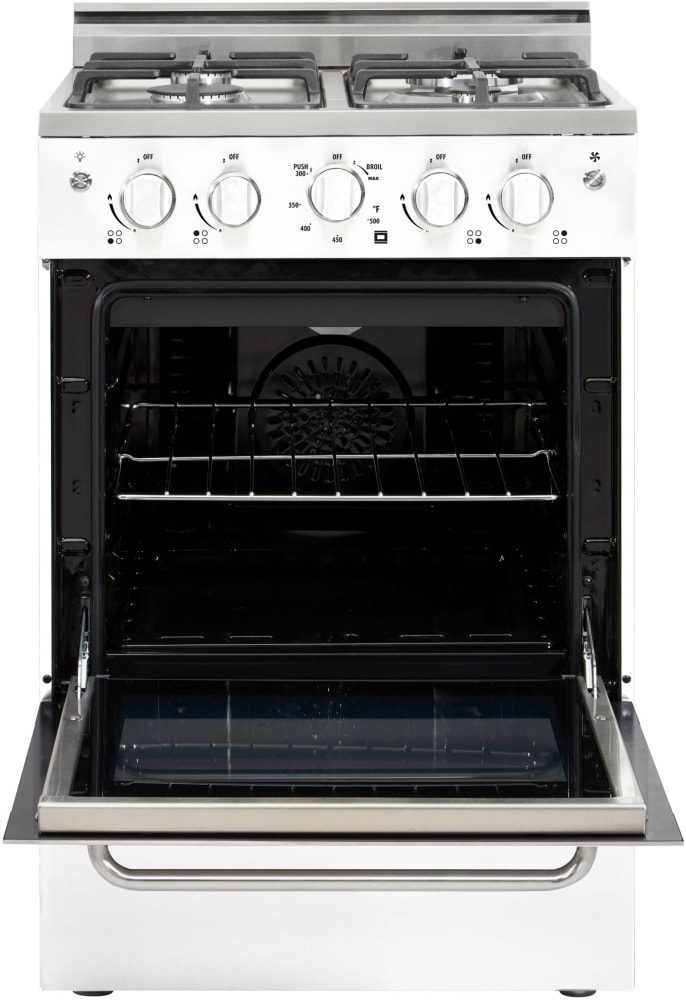 Unique Appliances UGP24VPC1W 24 Inch Freestanding Gas Range with 4 ...