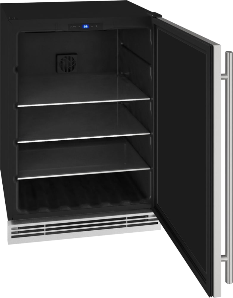 U-Line UHBV024SS01A 24 Inch Beverage Center with 5.7 Cu. Ft. Capacity ...