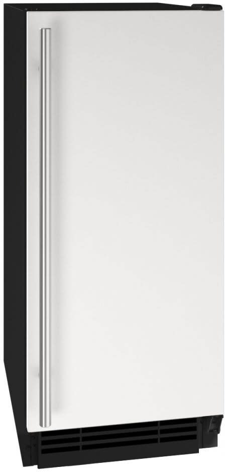 U-Line UHCL115WS01A 15 Inch Clear Cube Ice Maker with 55 lbs Daily ...