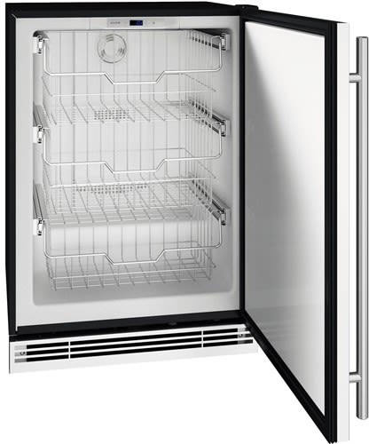 U-Line UHFZ124SS01A 24 Inch Convertible Freezer with 4.8 Cu. Ft ...