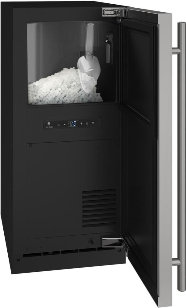 U-Line UHNP115SS01A 15 Inch Freestanding/Built-In Ice Maker with ...
