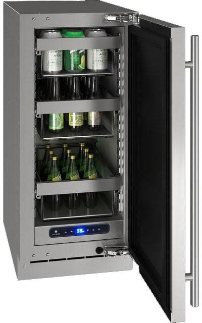 U-Line UHRE515IG01A 15 Inch Undercounter Refrigerator with 47-Bottle ...