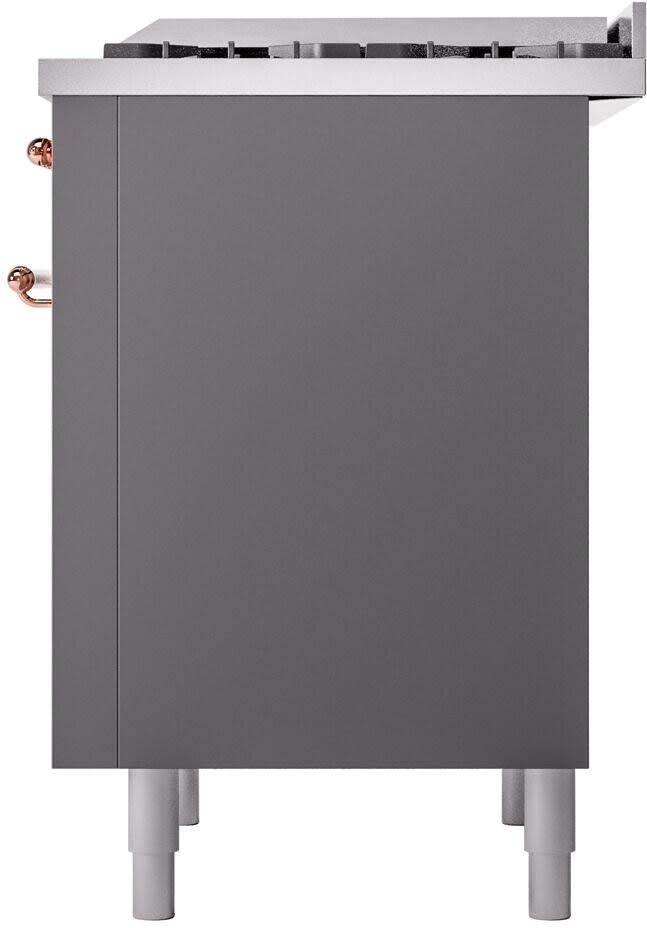 Ilve UP36FNMPMGP 36 Inch Freestanding Dual Fuel Range with 6 Sealed ...
