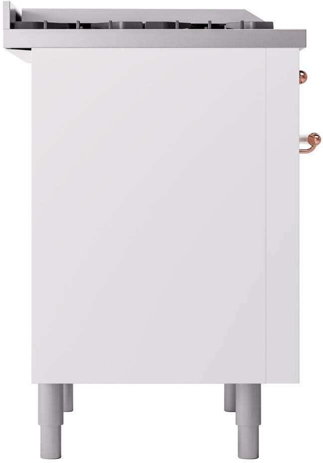Ilve UP36FNMPWHP 36 Inch Freestanding Dual Fuel Range with 6 Sealed ...