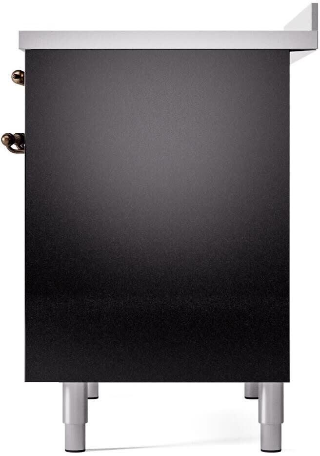 Ilve UPDI406NMPBKB 40 Inch Freestanding Electric Induction Range with 6 ...