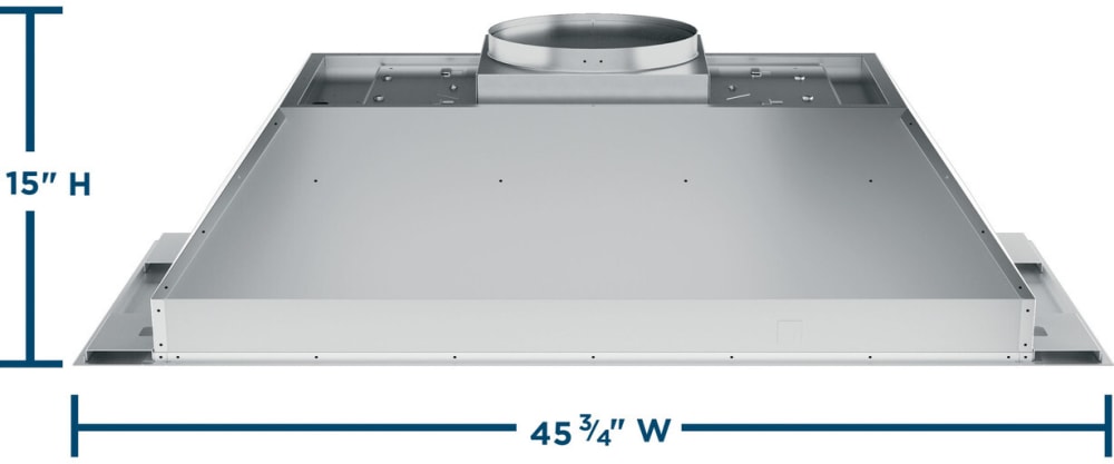 GE UVC9480SLSS Cabinet Insert Smart Range Hood with 4-Speed/610 CFM ...