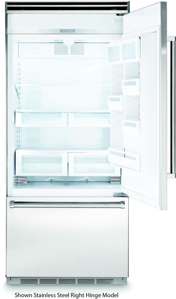 Viking VCBB5363ERVC 36 Inch Built-In Bottom Mount Refrigerator with 20. ...