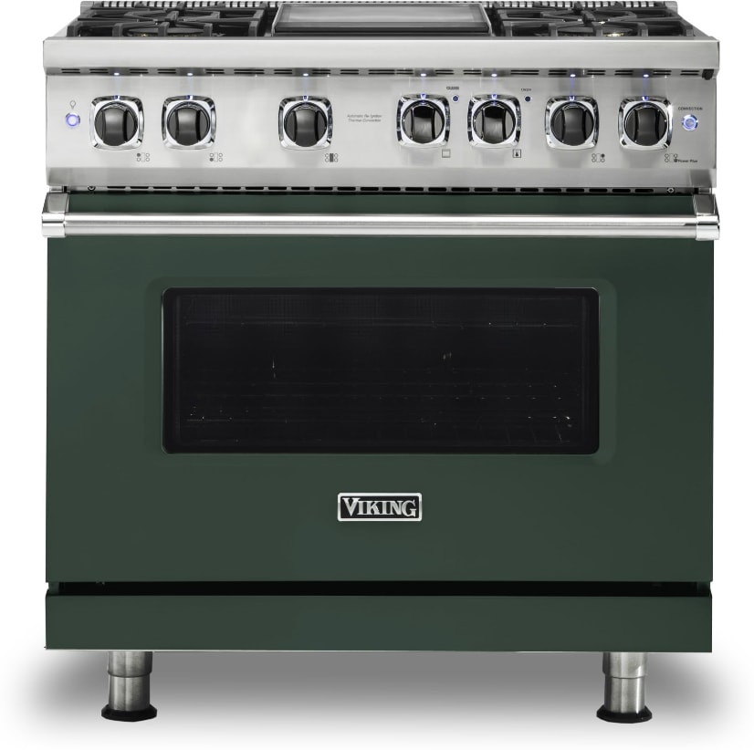Viking VDR5364GBF 36 Inch Freestanding Professional Dual Fuel Range ...
