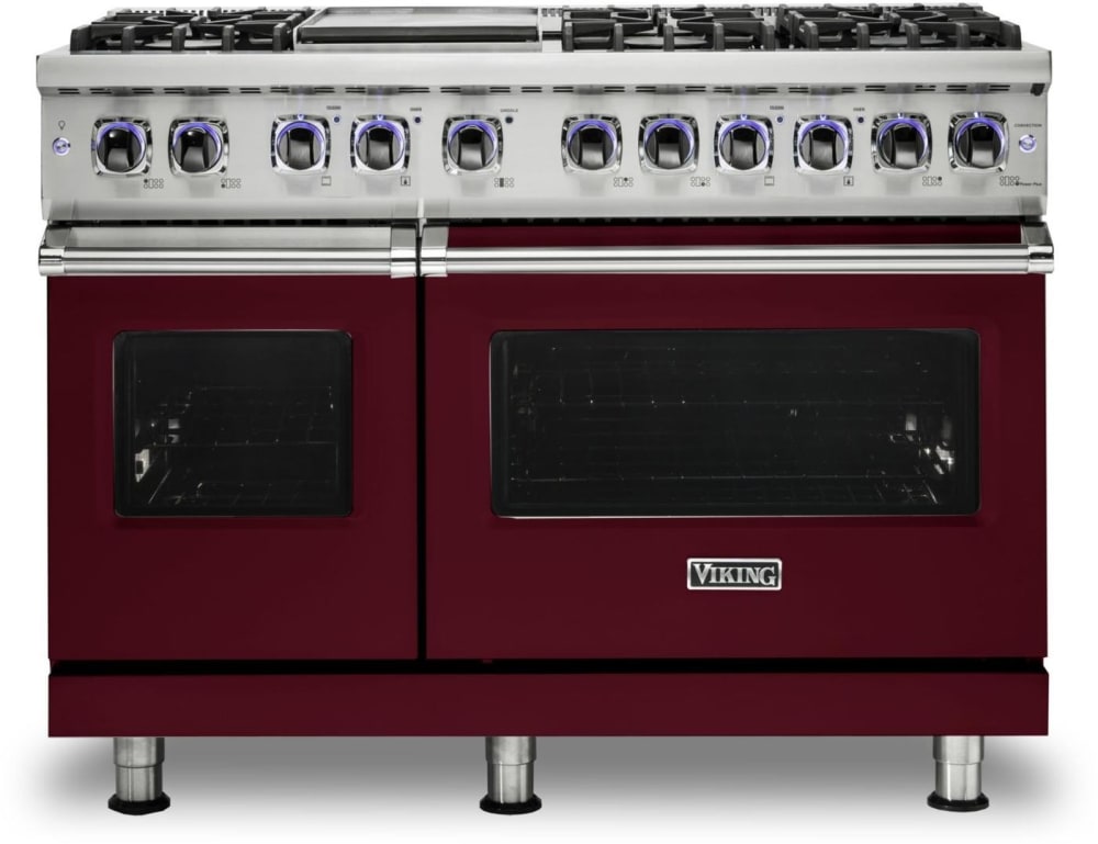 Viking VDR74826GBULP 48 Inch Freestanding Professional Dual Fuel Range ...