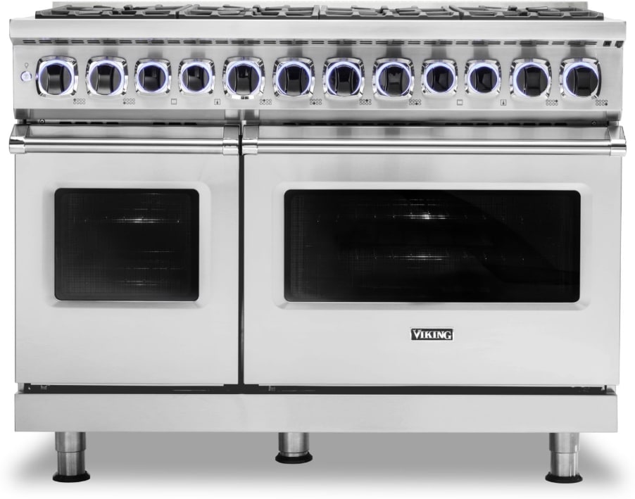 Viking VDR74828BSSLP 48 Inch Freestanding Professional Dual Fuel Range ...