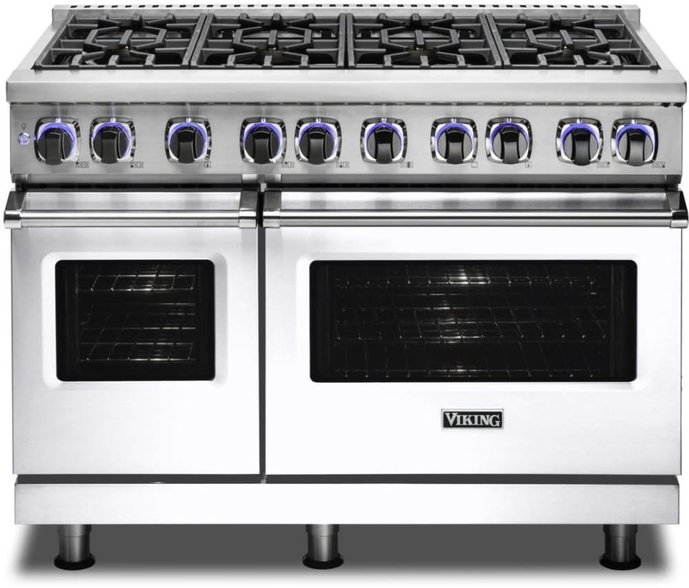 Viking VDR74828BWHLP 48 Inch Freestanding Professional Dual Fuel Range ...